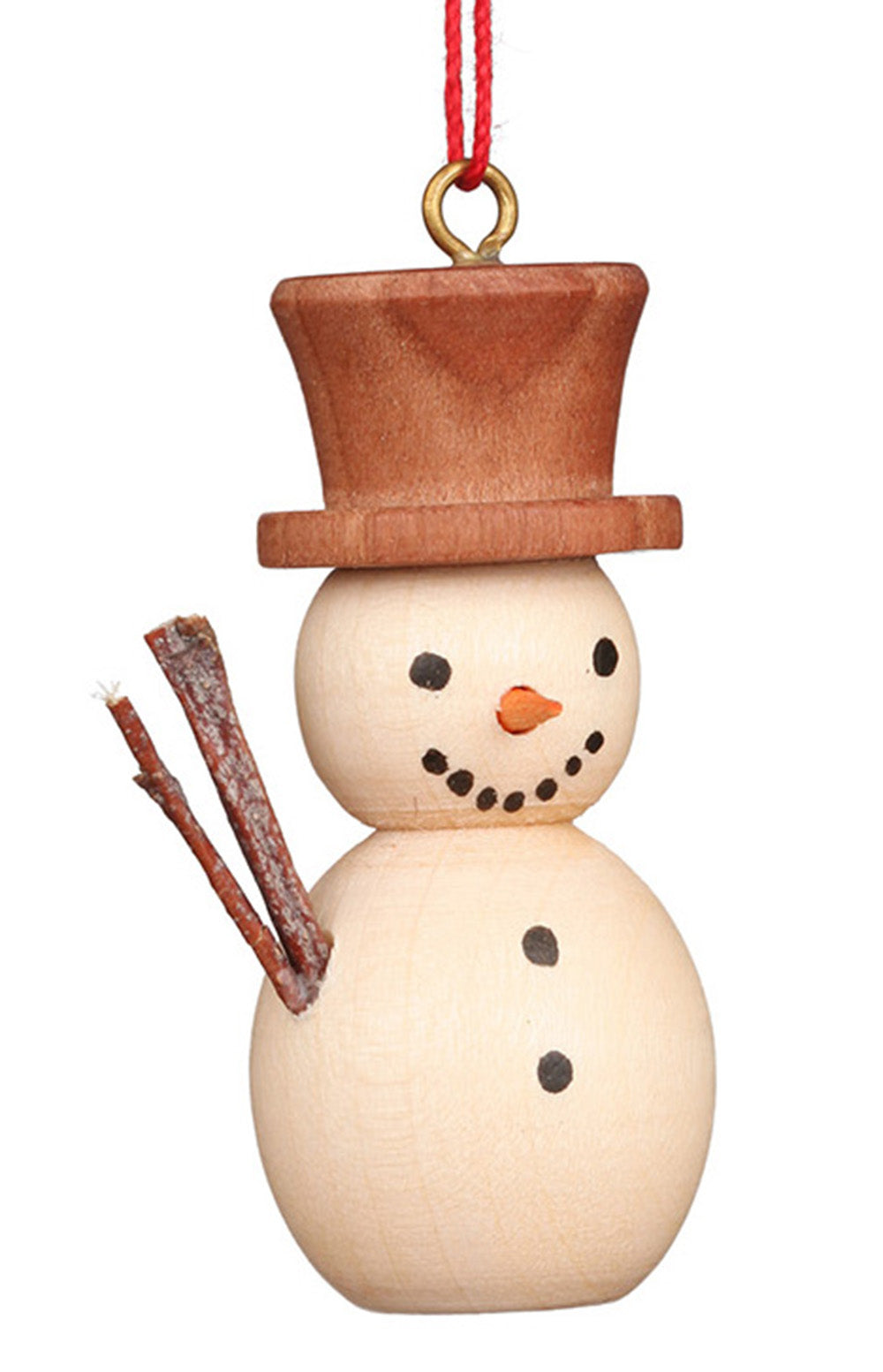 Ornament - Natural Snowman 1 – Hedges Designs