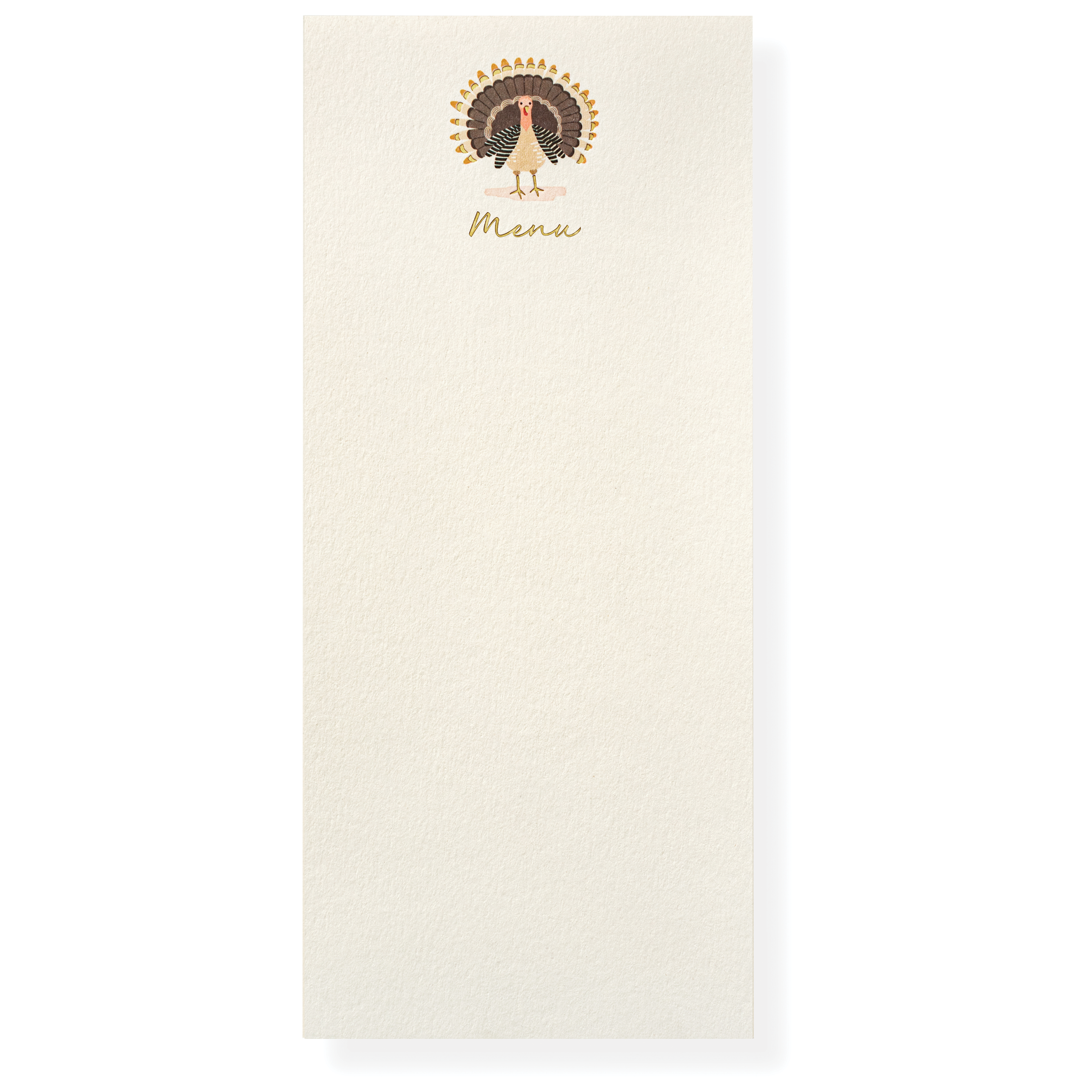 Box of 10 Flat Gobble Menu Cards – Hedges Designs